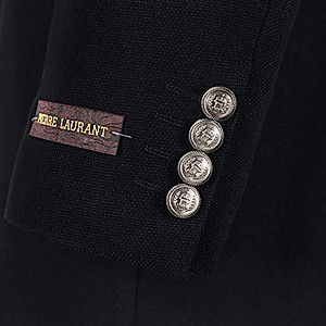 Men's Sport Coat Classic Fit 2 Button Stretch Blazer Suit Jacket Navy