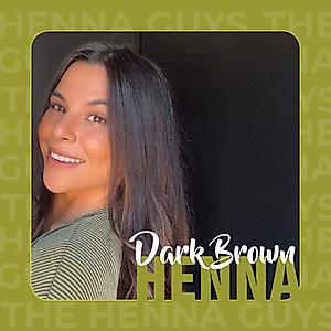 1 Pack Of Dark Brown Henna Hair & Beard Color/Dye 150 Grams - Natural Hair Color, Plant-based Hair Dye - The Henna Guys