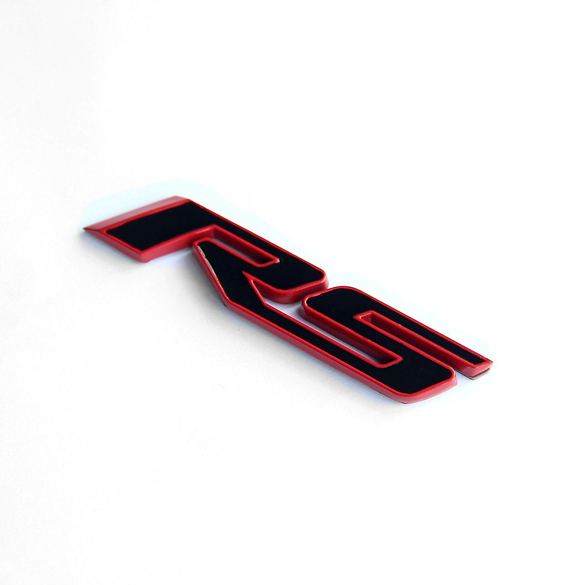 Yoaoo 1x OEM Rs Emblem Badge 3D Compatible with Zl1 1LE Series Red Frame Red Line