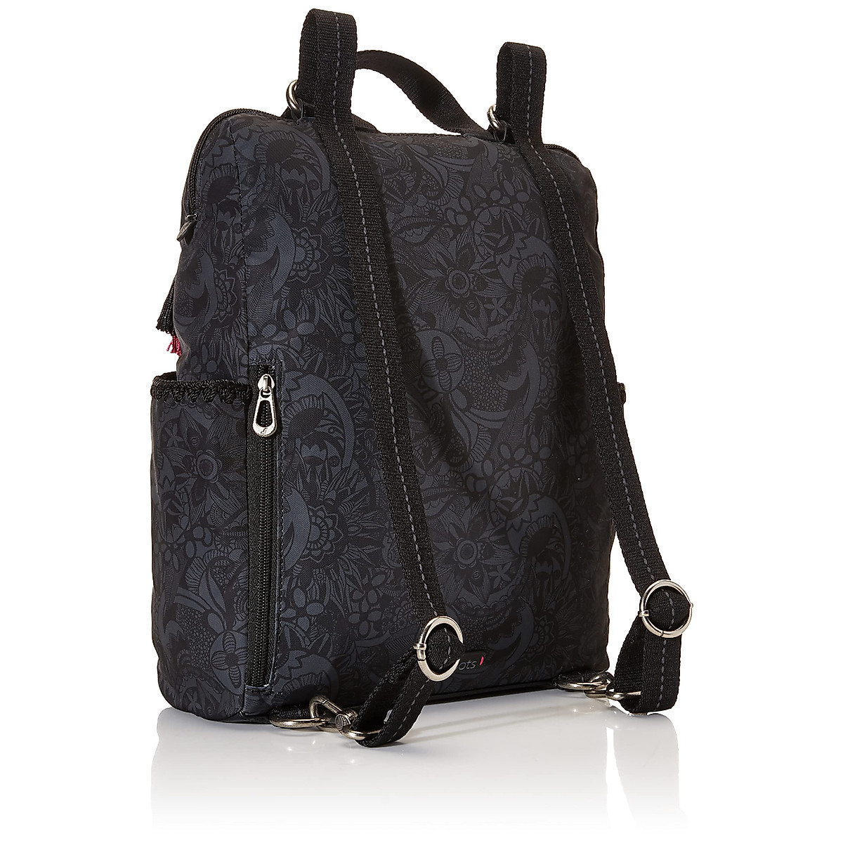 Sakroots Eco-Twill Loyola Convertible Backpack Black Spirit Desert One Size