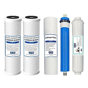 PuROLine Compatible Filter for PL50T50 Five Stage PL-5000 RO System w/ 36 GPD by IPW Industries Inc.