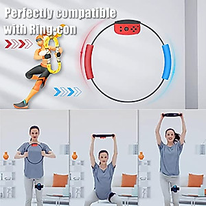 Gamrombo Joypad Controllers for Nintendo Switch, Left Right Wireless Joycon Replacement for Switch/Lite/OLED, Switch Controllers Support Dual Vibration/Motion Control/Wake-up/Screenshot (Blue, Red)