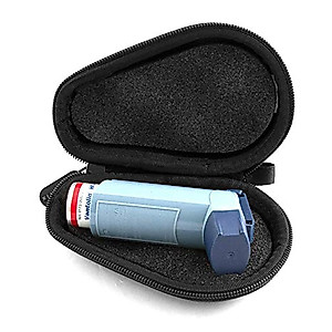 Casematix Asthma Inhaler Medicine Travel Case to Protect Portable Inhalers from Dust and Dirt , Does Not Include Inhaler