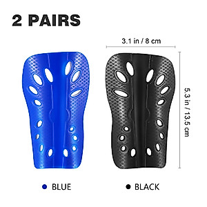 Artibetter 2 Pair Kids shin Guards Perforated Soccer Equipment for Boys and Girls