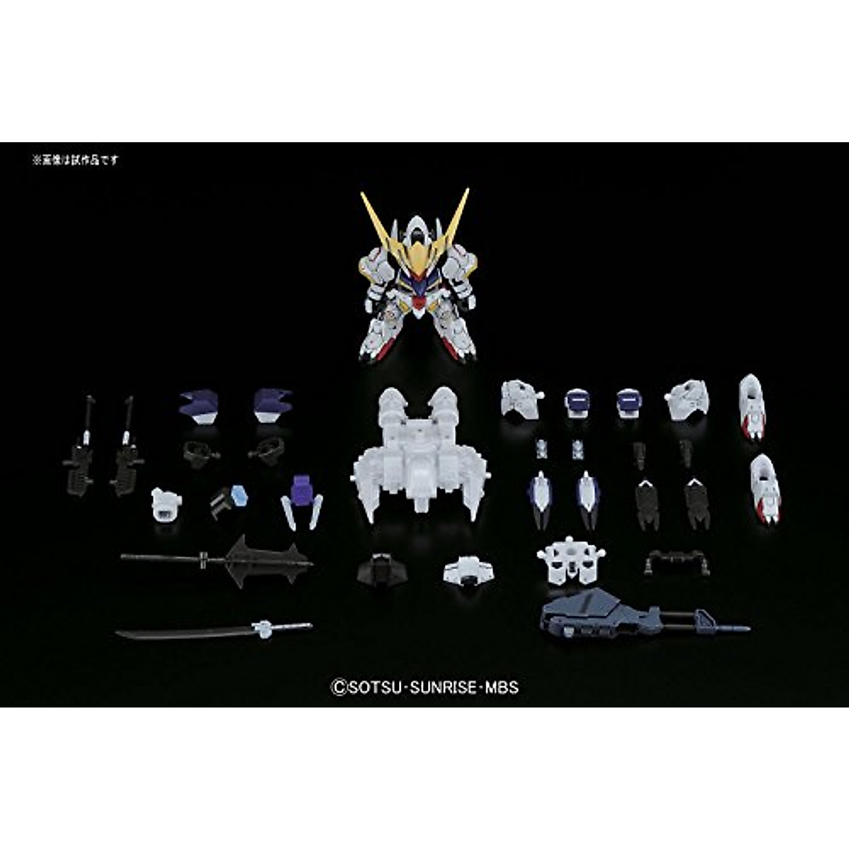 Bandai Hobby SD BB Senshii No.401 Gundam Barbatos DX Gundam IBO Action Figure
