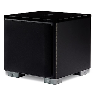 REL Acoustics HT/1003 MKII Subwoofer, HT-Air Wireless compatible, Line Grained Black Composite
