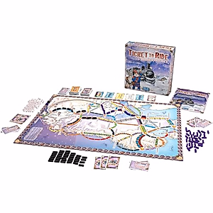 Ticket to Ride Nordic Countries Board Game - Embark on a Scandinavian Railway Adventure! Fun Family Game for Kids & Adults, Ages 8+, 2-3 Players, 30-60 Minute Playtime, Made by Days of Wonder