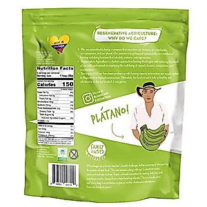 ARTISAN TROPIC Plantain Strips – Vegan, Paleo, Gluten Free Chips - Individual Bags Healthy Snacks for School, Gym, Kids – Whole 30 Approved Foods Baked Banana Chips – Sea Salt (1 Oz - 6 Pack)