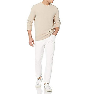 Amazon Essentials Men's Slim-Fit Stretch Jean, Bright White, 31W x 34L