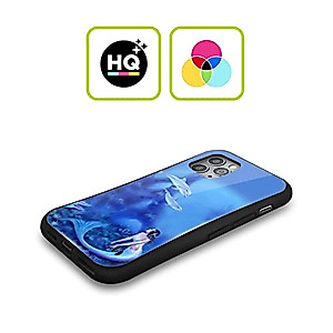 Head Case Designs Officially Licensed Rachel Anderson Mermaid and Dolphins Art Hybrid Case Compatible with Apple iPhone 13 Pro Max