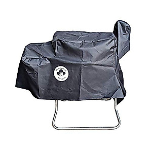 Trek Pellet Grill Tailgating Package Includes Cover-Collapsible Rack-BBQ Lights