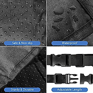 AceList Toddler Airplane Bed - Portable Airplane Seat Extender for Kids with Storage Bag & Mesh Pocket - Baby Travel Essential Footrest - Airplane Must Haves for Toddlers, 17 * 31''