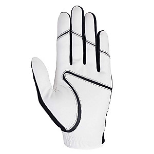 Callaway Golf Opti Fit Seamless Universal Fit Golf Glove, Men's, Worn on Right Hand , White
