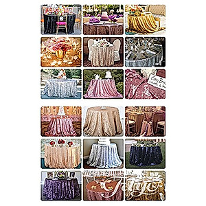 132" Blush Pink Sequin Tablecloth, Sequin Tablecloth, Sequin Table Cloths Blush Pink Table Sequin Linens for Wedding