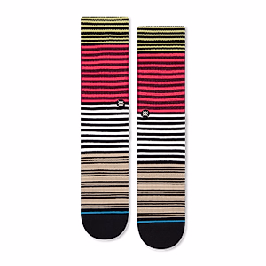 Stance Diatonic Crew Socks (Large, Magenta)