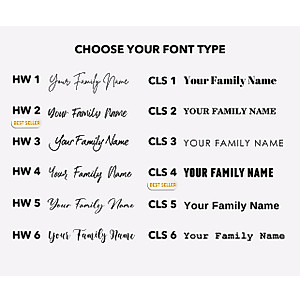 FAMILY NAME CALENDAR Personalized Acrylic Wall Calendar - Personalized Calendar 2024, Horizontal Wall Calendar, Monthly and Weekly Calendar, Housewarming Gift, Goals, To Do