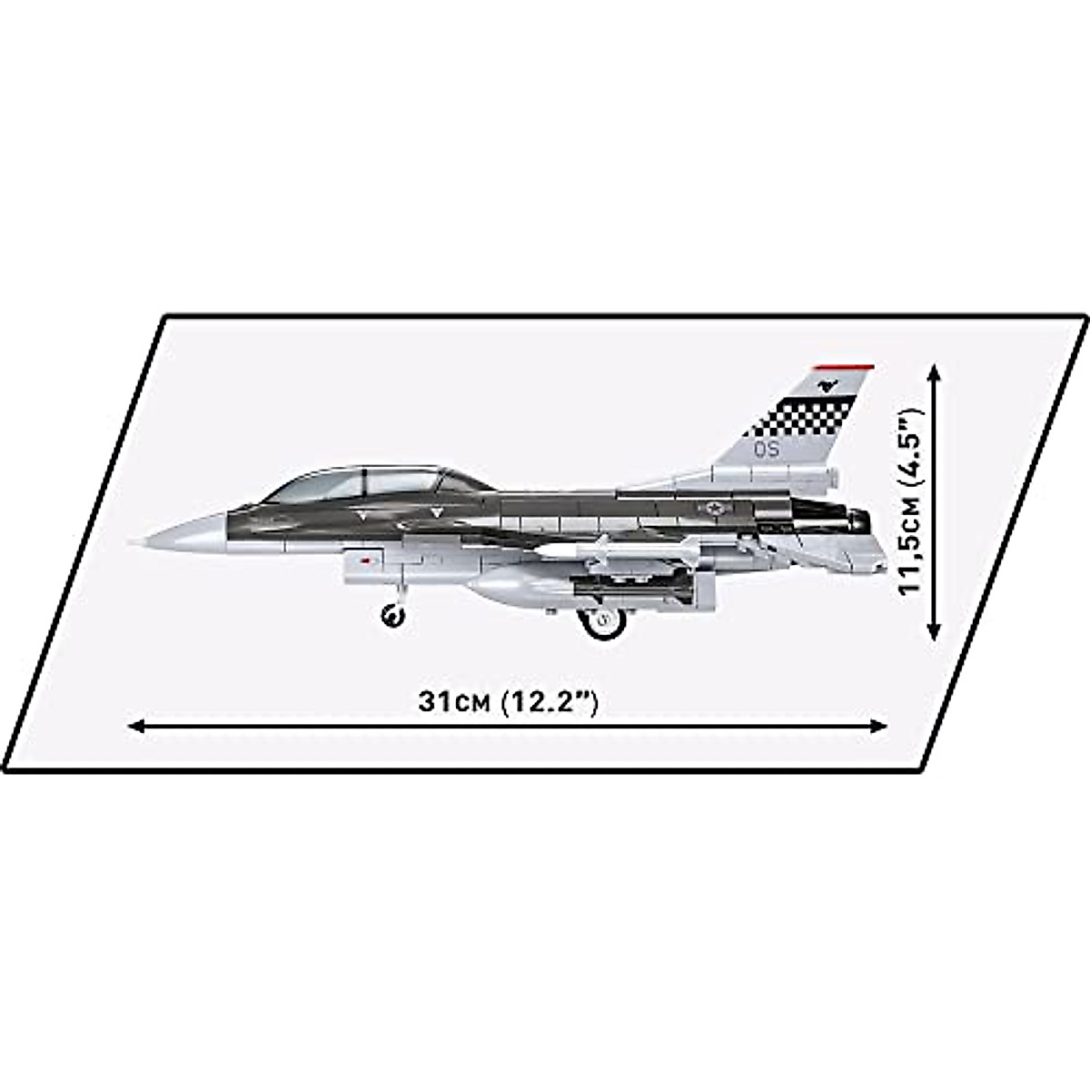 Cobi toys 410 Pcs Armed Forces /5815/ F-16D Fighting Falcon