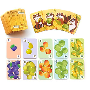 Melon Rind Clumsy Thief Junior Math Card Game, Adding to 10 Learning Game for Kids Ages 5-7+, Award-Winning Family Game for 2-4 Players, Educational Kids Game to Develop Math Skills with Confidence