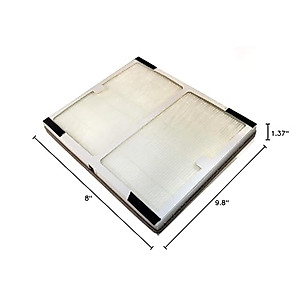 HQRP 2-Pack HEPA Filter Compatible with Idylis AC-2119, AC2119, 2119, 561212, Replacement for 0302648 302648 412564