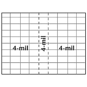 The Library Store Vista Covers Paperback Book Covers 50 Sheets per Package (7-1/2"H x 10-1/2"W - Fits Books up to 7"H)