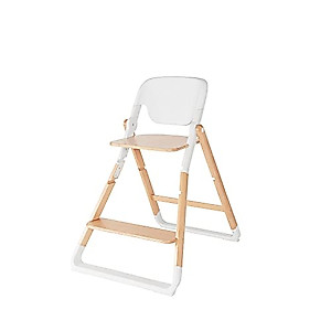Ergobaby Evolve Baby Essentials Portable High Chair, Natural Wood