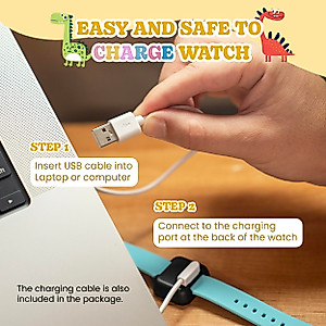 ATHENA FUTURES Potty Training Watch for Girls Boys, Flashing Lights, Music, Rechargeable, Smart Sensor, Alarm, Kids, Baby, Toddler Potty Train