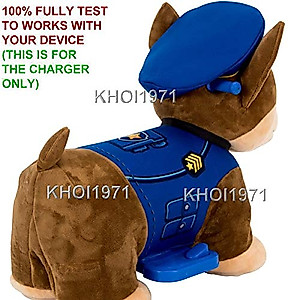 KHOI1971 Wall Charger AC Adapter Power Compatible with Huffy 19089 PAW Patrol Chase Plush Ride on 6V-Volt Battery