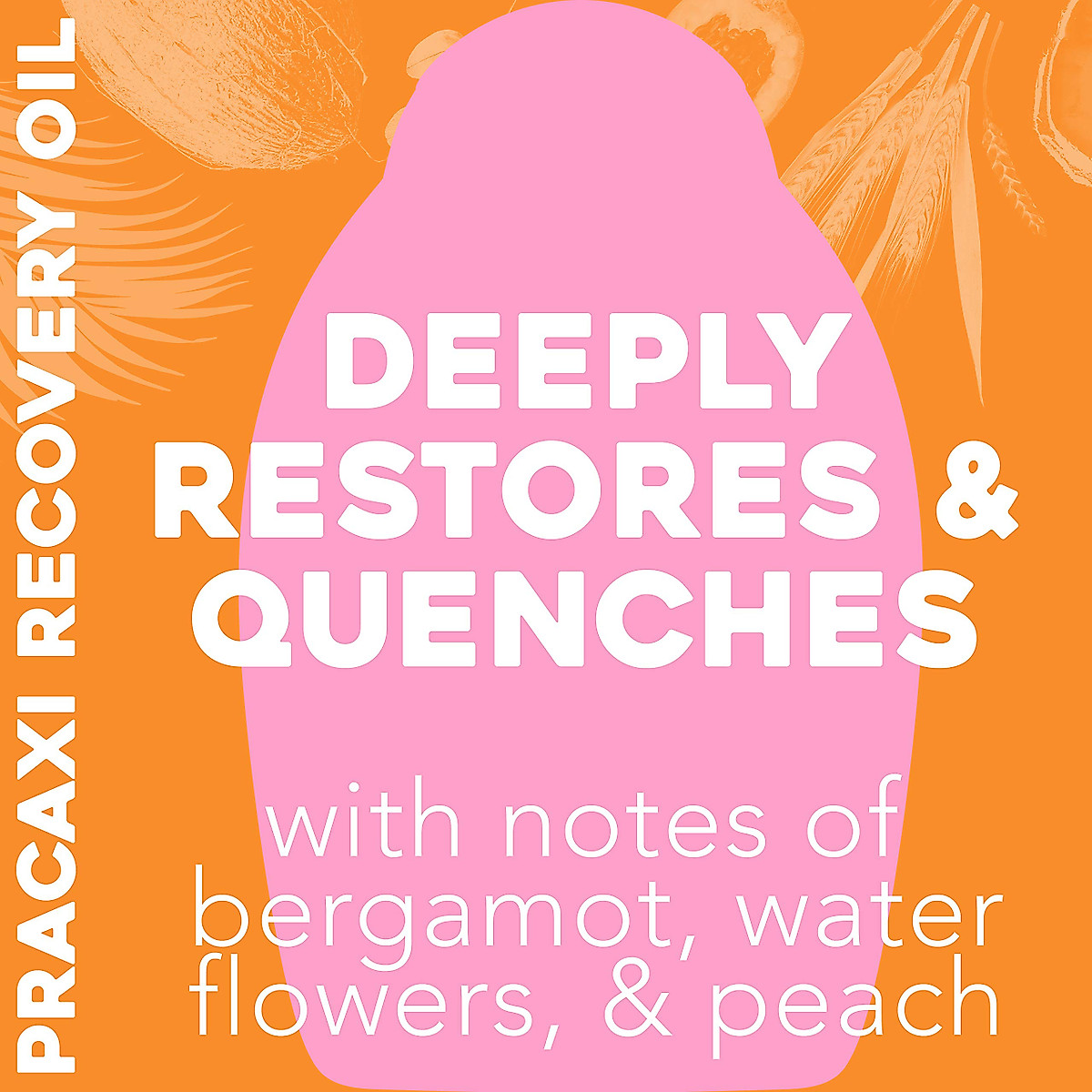 OGX Deeply Restoring + Pracaxi Recovery Oil AntiFrizz Deep Conditioning InShower Moisture Treatment with Murumuru Butter SulfateFree Surfactants Hair Mask to Nourish Restore, 6 Ounce