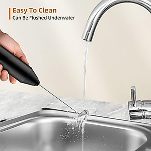 Handheld Milk Frother for Coffee Latte, Cappuccino, Battery Operated