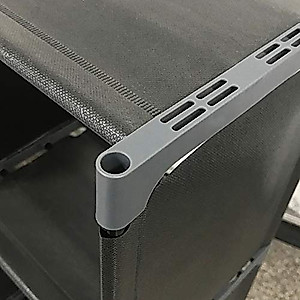 TXT&BAZ 9-Cube Storage Organizer,DIY Storage Shelf,Open Bookshelf,Black