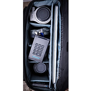 SecureData SecureDrive KP 250GB SSD Hardware Encrypted USB 3.0 External Drive FIPS 140-2 Level 3 Unlock via Keypad TAA Compliant, CJIS, HIPAA, CMMC, GDPR Compliant, Works with Mac and Win Free AV