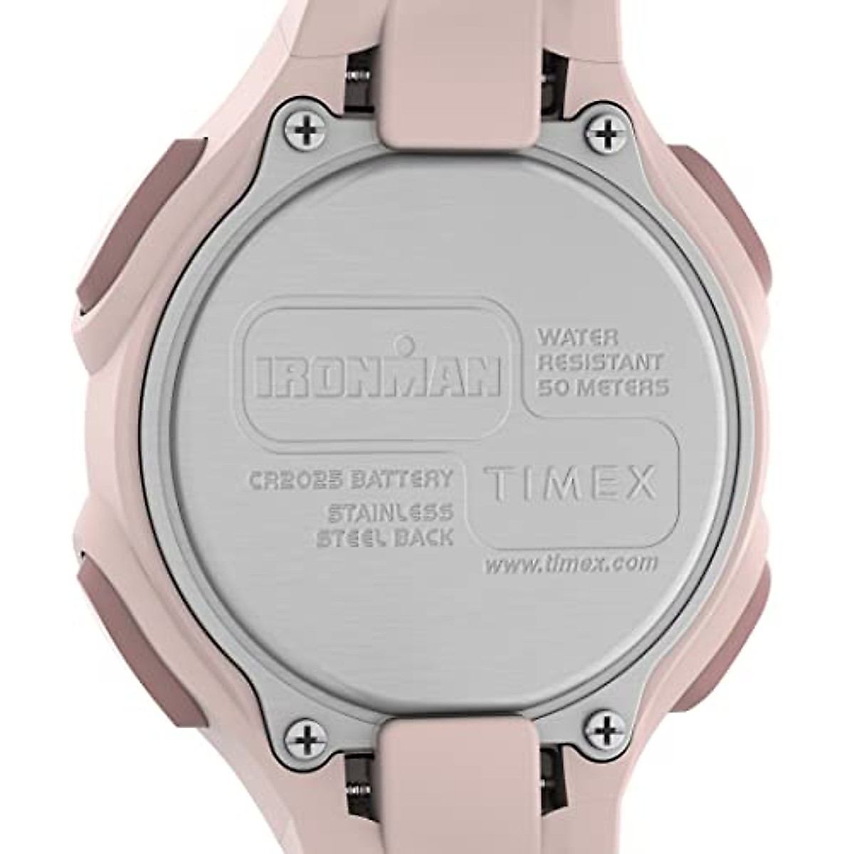 Timex Women's Ironman Essential 34mm Watch - Pink Strap Digital Dial Pink Case