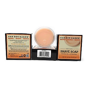 Van der Hagen Deluxe Shave Soap - 2.5 oz - 3 pk
