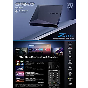 Formuler Z11 Pro Android 11 Dual Band 5G Gigabit LAN 2GB Ram 16GB ROM 4K + Extra 8K HDMI Cable + Extra Silicone Case Cover for Remote Control + Extra Magnetic Phone Car Mount