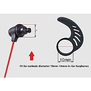 BLLQ Earbuds Stabilizer Ear Fins Ear Hooks Anti-Slip Anti-Drop 3D Support, Compatible with Jaybird x4 X3 x2 x,Samsung Phones’ akg Earbuds, Soundcore, Other Same Style in Ear Earphone,3 Pairs sml