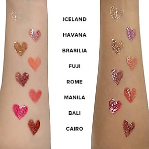 Sistar KISS ME Lip Filler Plumping Lip Gloss Hydrating High Shine Ultra Glitter Shimmering 2.5 mL / 0.09 fl. oz. (Iceland)