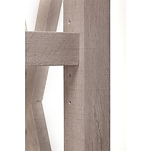 Bush Furniture Key West Secretary Desk With 5 Shelf Bookcase, Bing Cherry