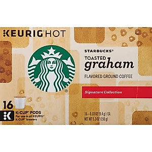 Starbucks Coffee Toasted Graham 16 Count Single Cup Pods