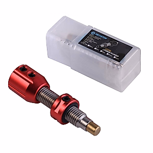 BICASTER Archery Screw-in Pressure Button Adjustable Cushion Plunger Cooper Thread for Recurve Bows (Red)