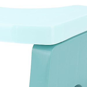 Zudoo Foldable Toilet Potty Stool, Easy to Storage Poop Foot Stool Anti Slip Comfortable Angle for Travel (Green)