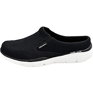 Skechers Sport Men's Equalizer Coast to Coast Mule, Black/White, 12 M US