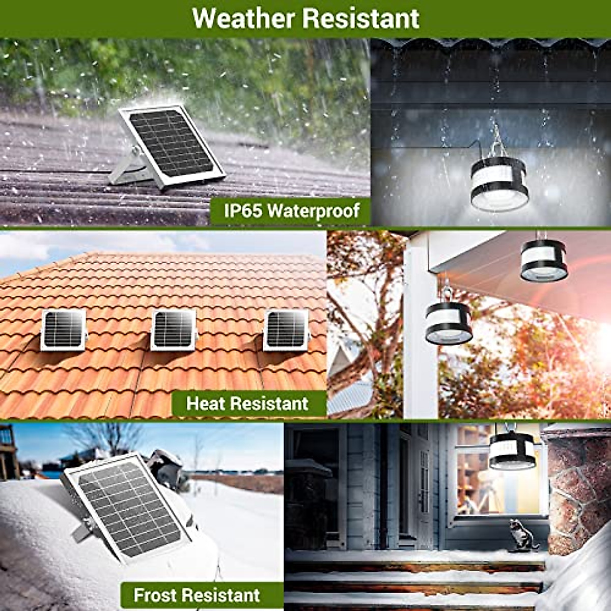 160 LED Solar Lights Outdoor Waterproof，LOFTEK Solar Pendant Lights with Remote Hanging Hook & 16.4ft Cable, Dusk to Dawn Solar Powered Security Flood Lights for Indoor Shed Patio Garage Yard