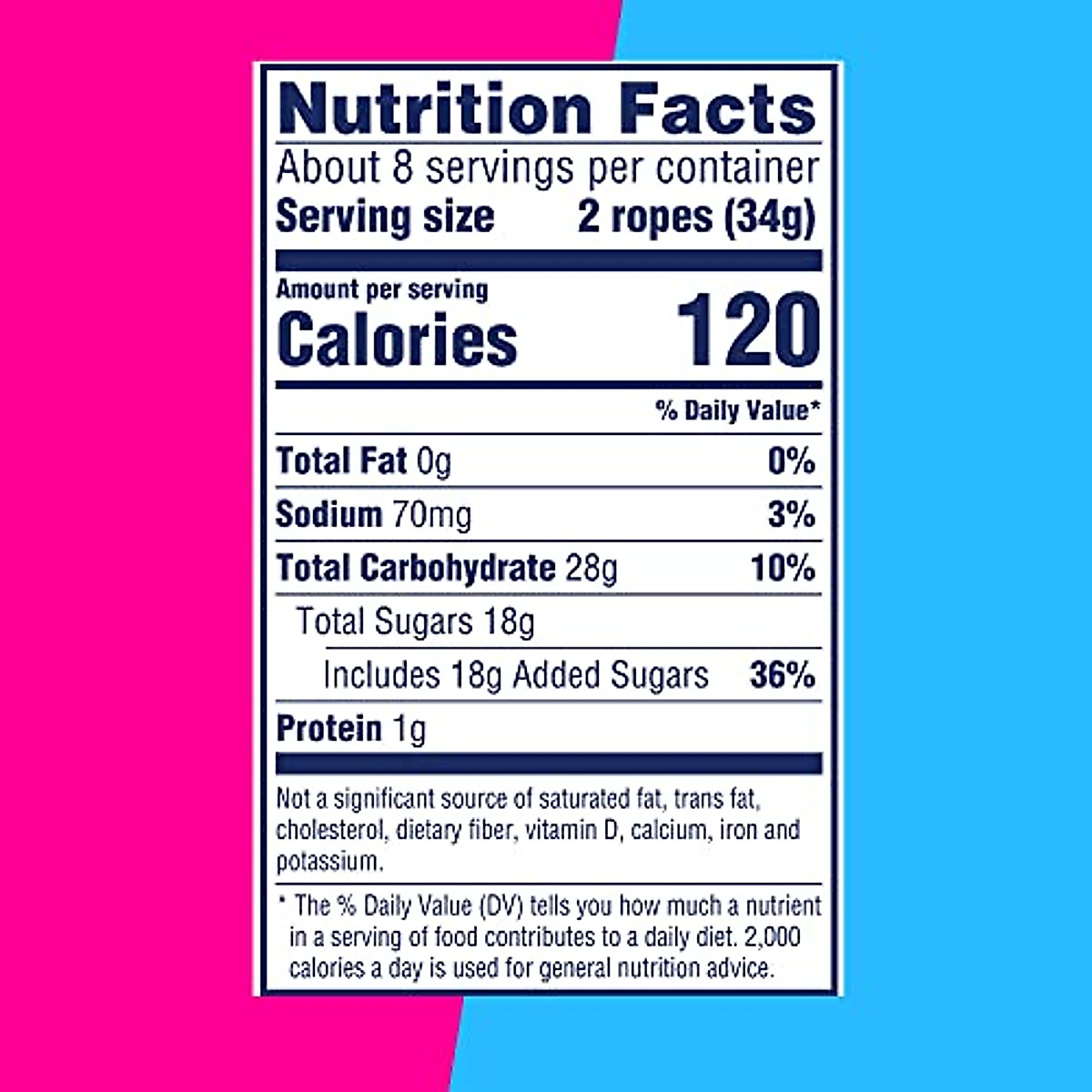 SweeTARTS Soft & Chewy Ropes Candy, Tangy Strawberry Flavor, 9 Ounce Pouch