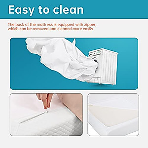 BestMassage 10 in Gel Memory Foam Mattress Mattresses for Cool Sleep & Pressure Relief,Medium Firm Mattresses CertiPUR-US Certified/Bed-in-a-Box,Twin