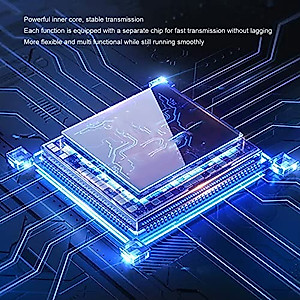 Asixxsix 10 in 1 USB C Hub, Portable Stand Hub with 100W PD Charging, 2 USB A 10Gbps, USB 3.1 Ports, 4K HDMI, 3.5mm Jack and 1000Mbps RJ45 Plug and Play USB C Docking Station for Tablet