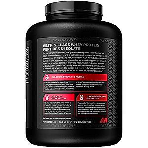 Whey Protein Powder | MuscleTech Nitro-Tech Whey Gold Protein Powder | Whey Protein Isolate Smoothie Mix | Protein Powder for Muscle Gain | Chocolate Protein Powder, 5 lbs (69 Serv) (package varies)