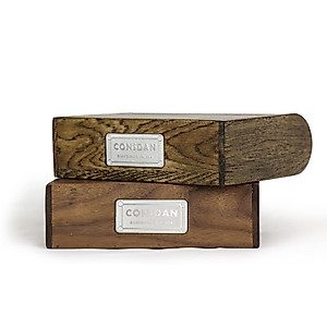 Consdan Napkin Holder, Wooden Napkin Holder, Suitable for Kitchen, Restaurant, Bar, Office, Parties, Home Décor (Solid Walnut)