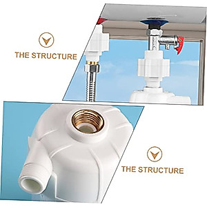 PLAFOPE 2pcs Filter Compact Washer flushable Shower Water Small Laundry Machine Small hot Water heaters Front Load Washer Plastic Heater Purifier White Water Washing Machine pp Cotton