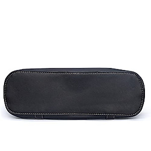 Pro Space Tote Bag Soft Faux Leather Tote Bag for Women, Fashion Shoulder Bags Handbags Purse for Women, Boho Pattern,Black