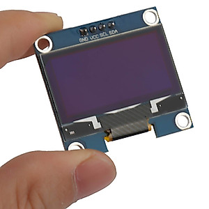 Walfront 1.3 Inch 128X64 IIC I2C SPI Serial OLED Display Module White Text Color for MP3 Function Cellphone Smart Health Device